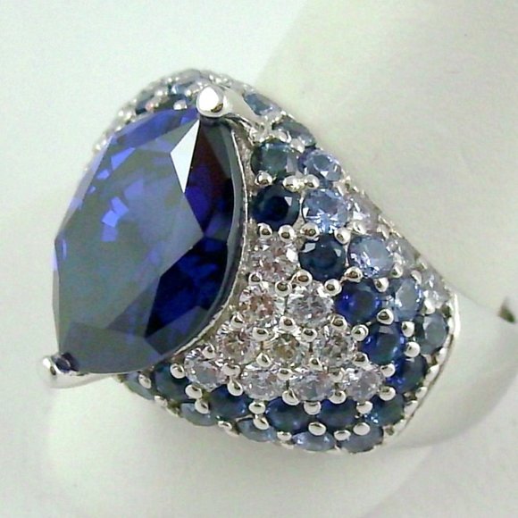 Jean Dousset | Jewelry | Jean Dousset 74ct Absolute Created Gem Ring ...